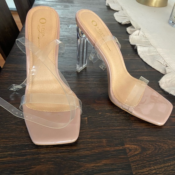 ASOS | Shoes | Nude Clear Acrylic Heels | Poshmark